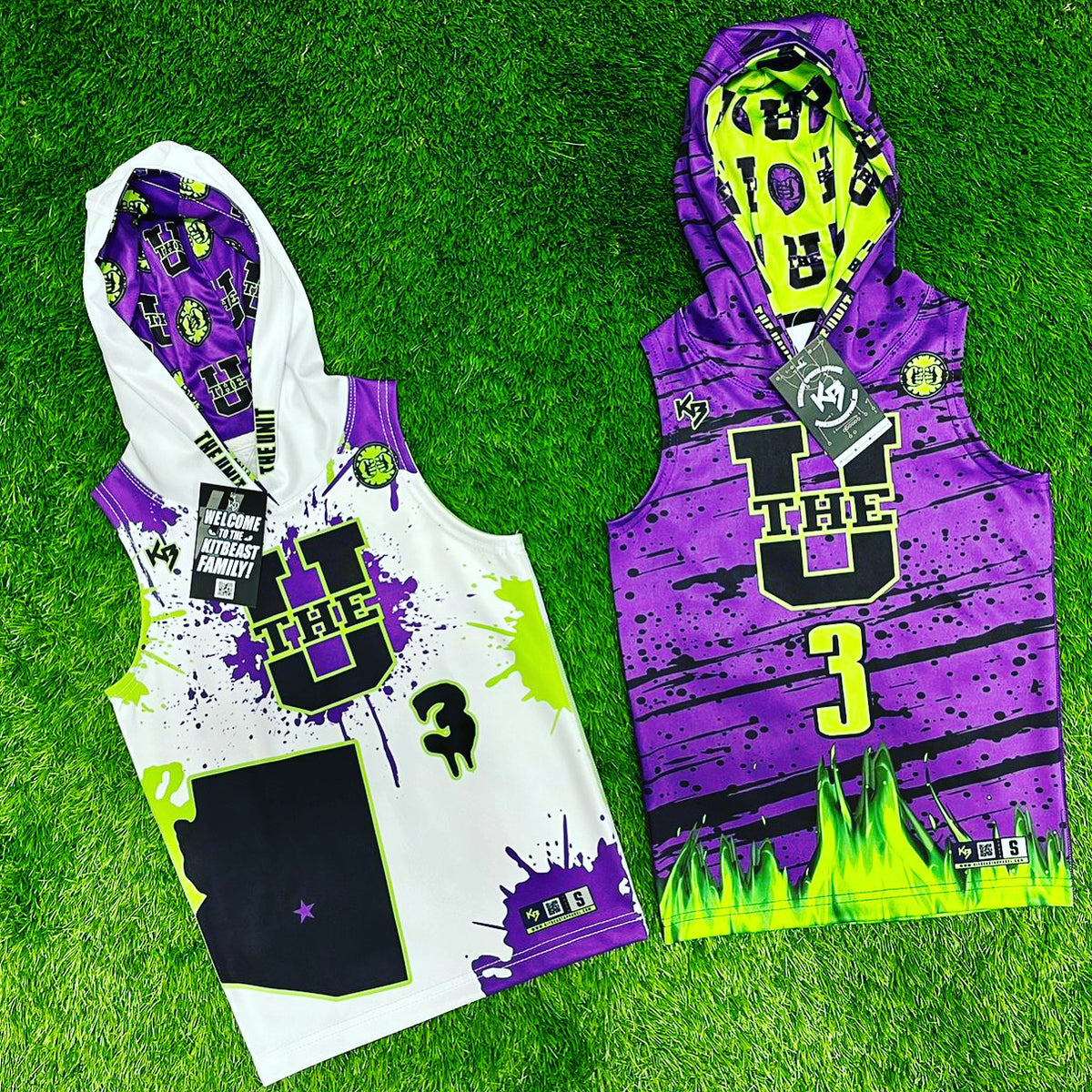 Mens Sublimated Compression Hooded Jersey – KitBeast Sports Apparel