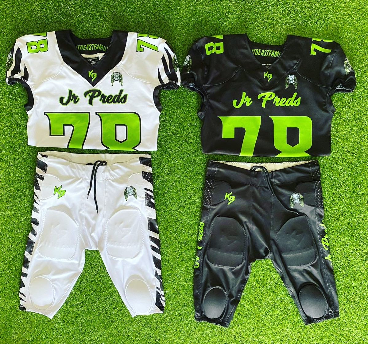 Outlaws Tackle Football Uniforms – KitBeast Sports Apparel