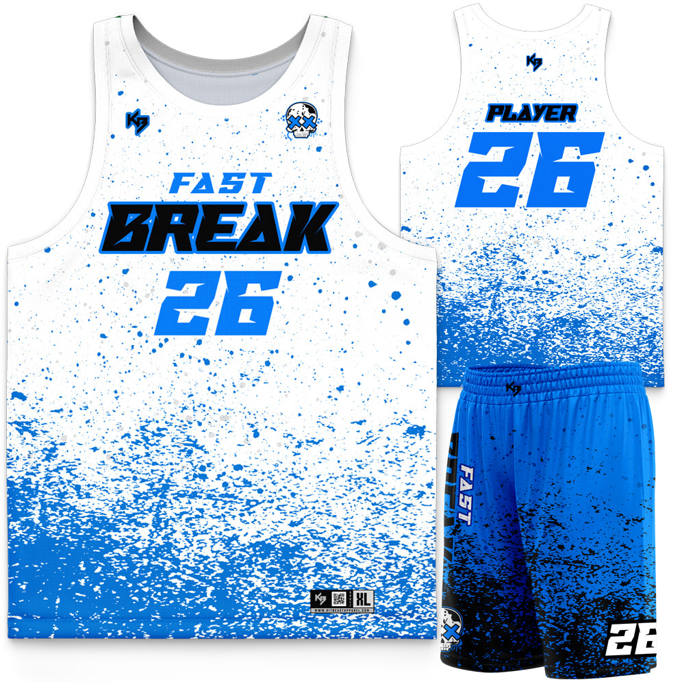 Fast Break Custom Basketball Uniform – KitBeast Sports Apparel