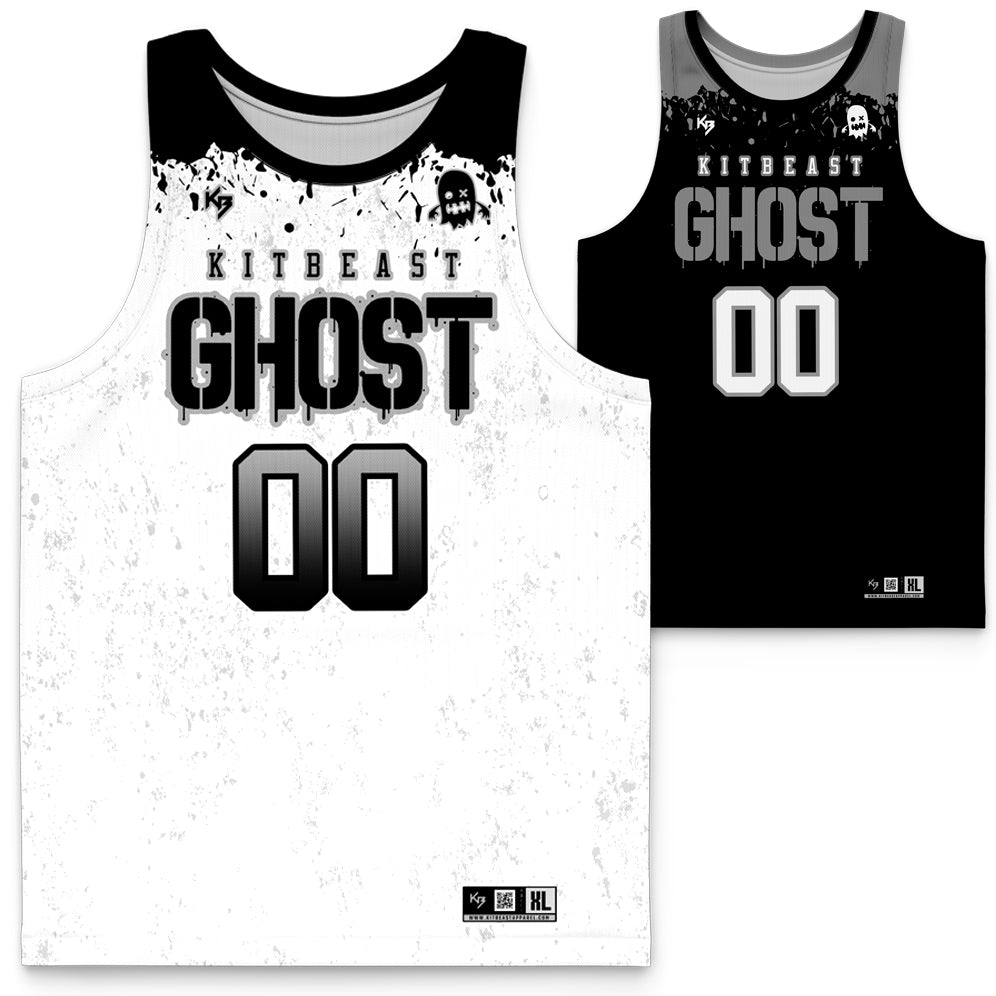 Ghost Custom Basketball Jerseys (Home + Away) – KitBeast Sports Apparel