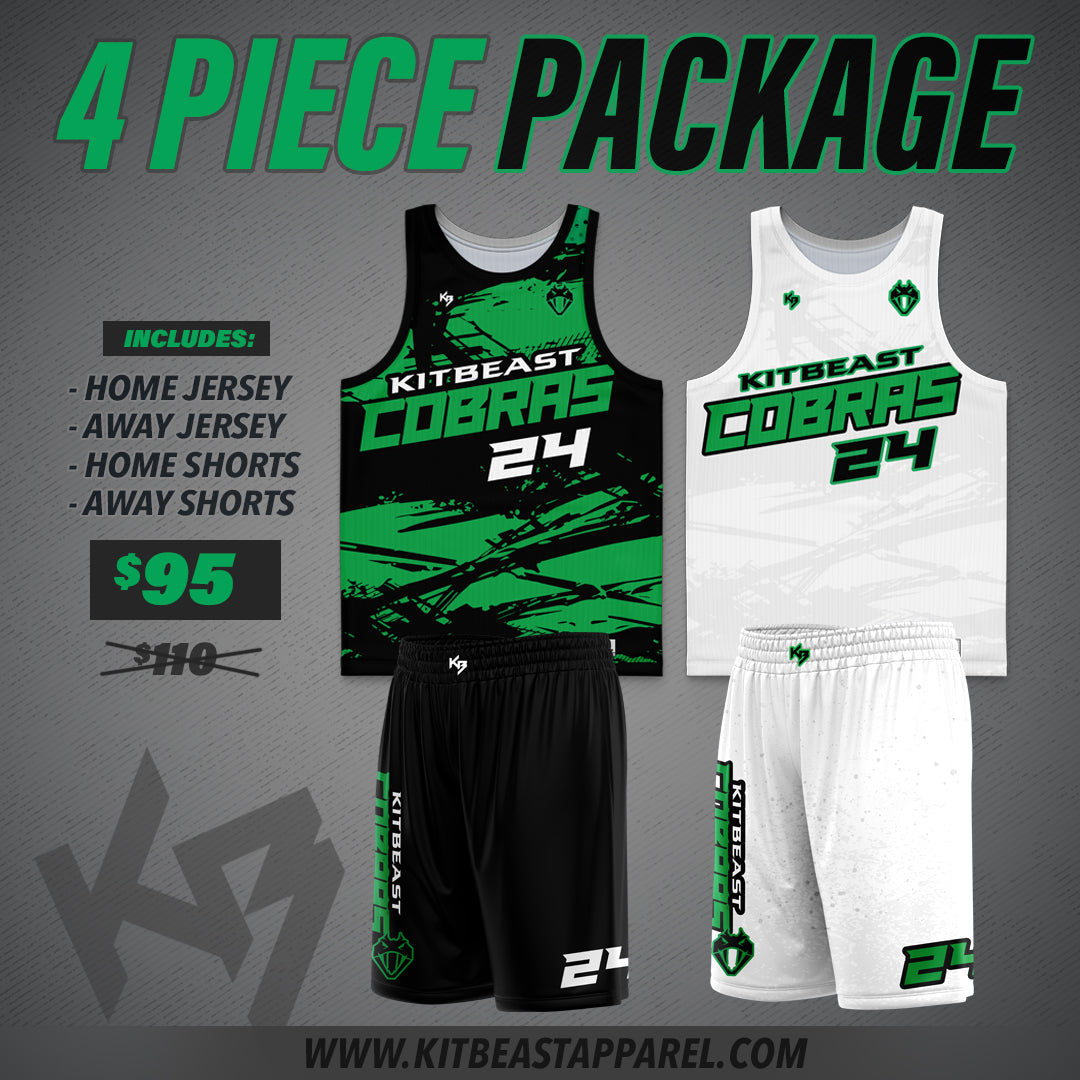 4 PIECE PACKAGE – KitBeast Sports Apparel