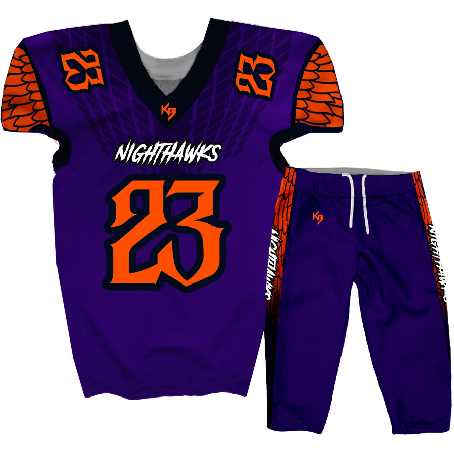 Nighthawks Tackle Football Uniforms – KitBeast Sports Apparel