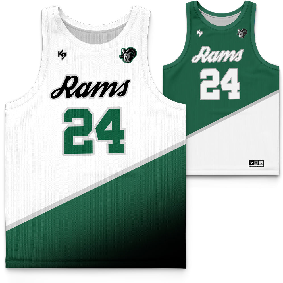 Rams Reversible Custom Basketball Jersey – KitBeast Sports Apparel