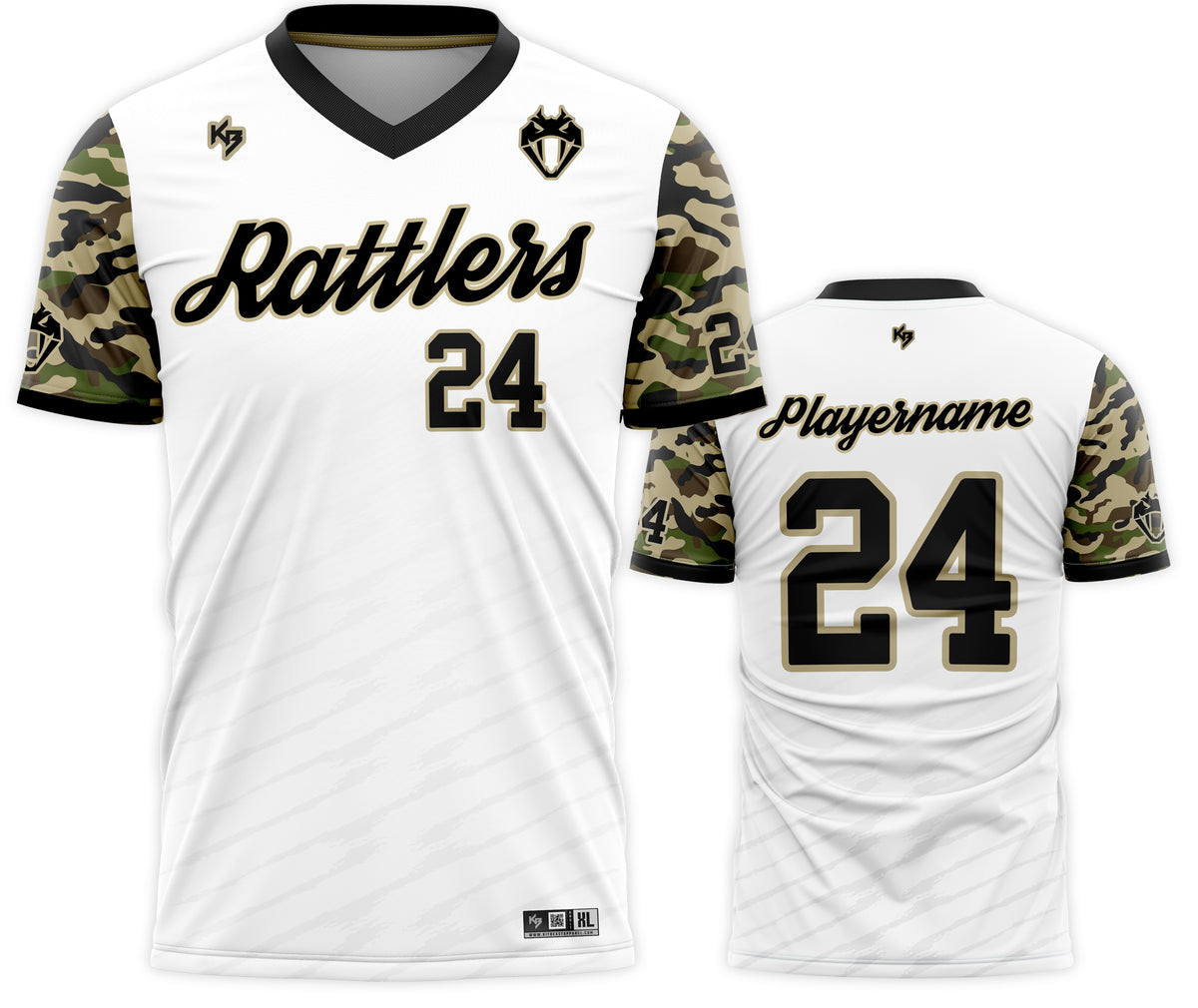 Rattlers Dri-Fit Custom V-Neck Softball Jersey – KitBeast Sports Apparel