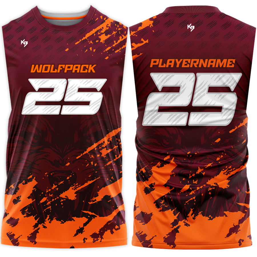 Wolfpack Compression 7v7 Custom Flag Football Jerseys – KitBeast Sports ...