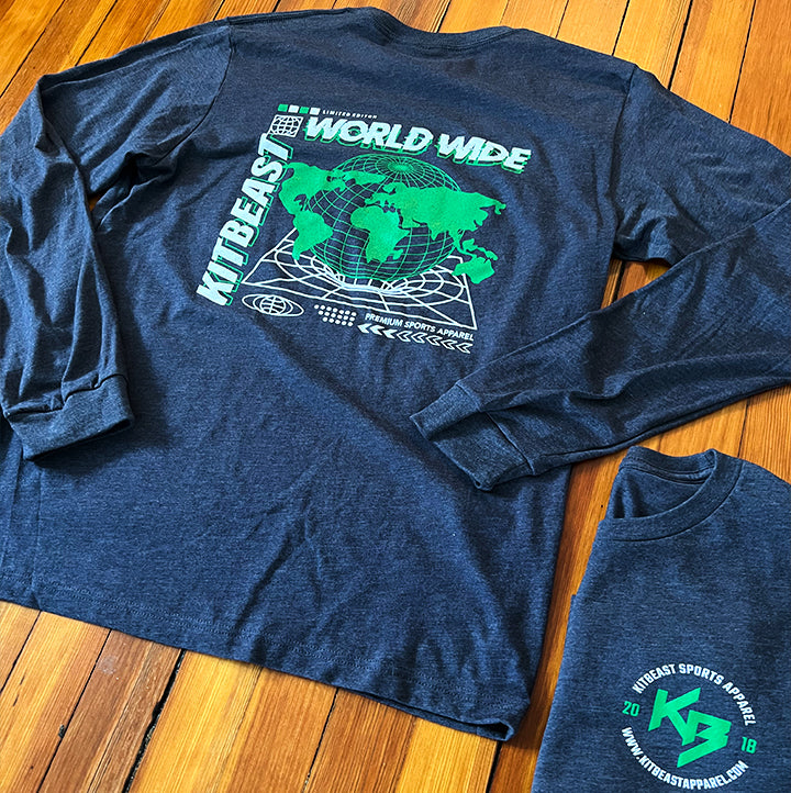KITBEAST World Wide Cotton Long Sleeve Shirts – KitBeast Sports Apparel