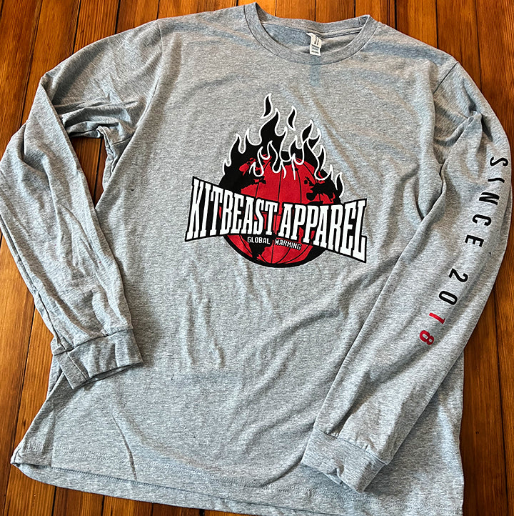 KITBEAST Global Warming Cotton Long Sleeve Shirts – KitBeast Sports Apparel
