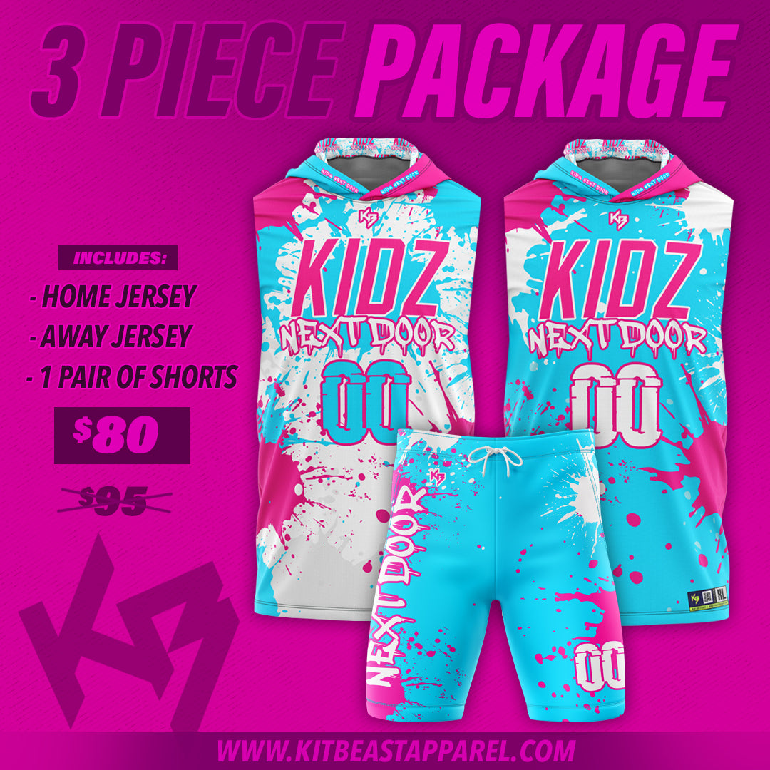 3 PIECE PACKAGE – KitBeast Sports Apparel